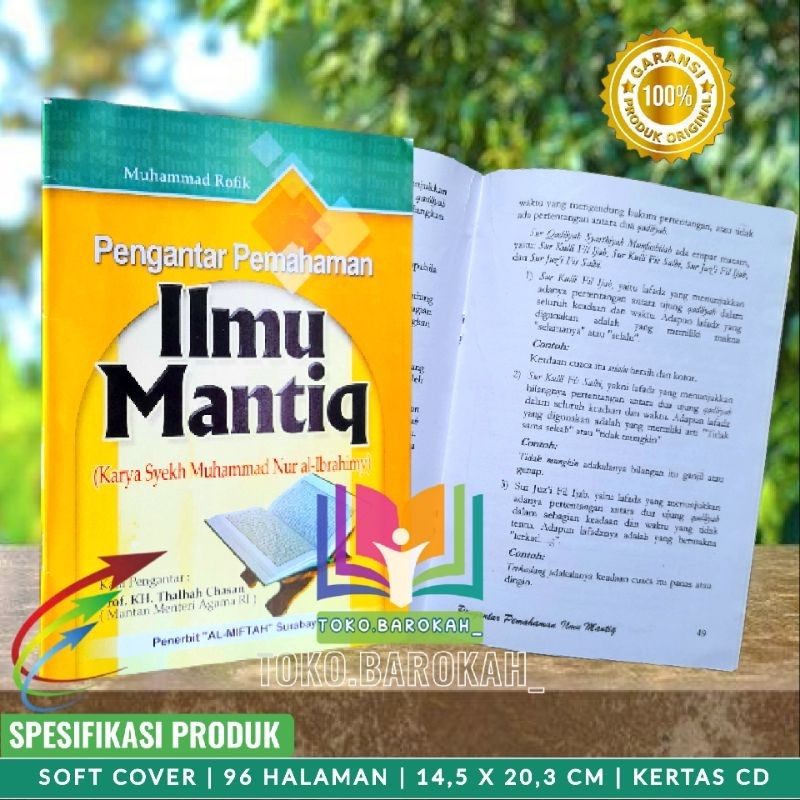 Jual Pengantar Pemahaman Ilmu Mantiq Terjemah Ilmu Mantiq Indonesia ...