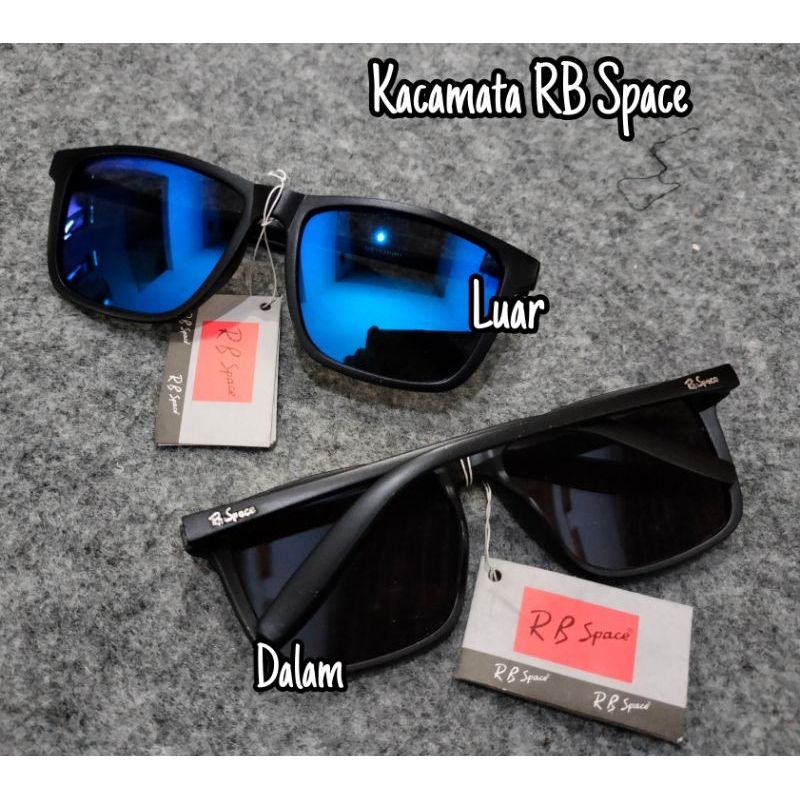 Jual KACAMATA SUNGLAS GAGANG SIMPEL RB SPACE PRIA COWOK SUNGLASS ...