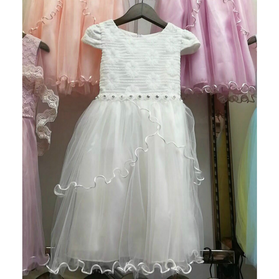 Jual Dress pesta anak perempuan kain renda / Gaun party anak cewe ...