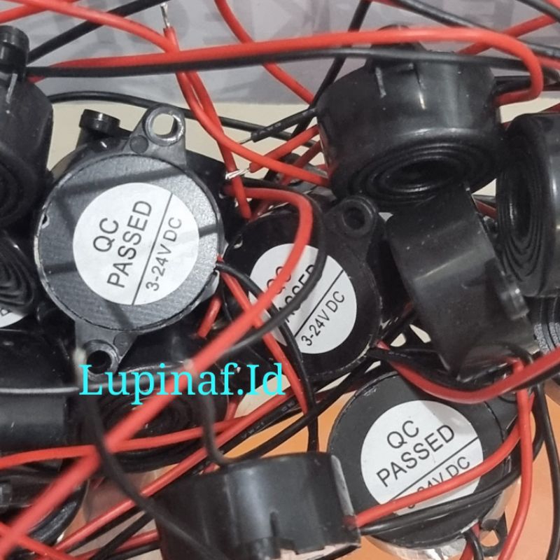 Jual BUZZER SPEAKER HITAM KECIL 3V - 2V SFM-27 CONTINUOUS BUZER ...