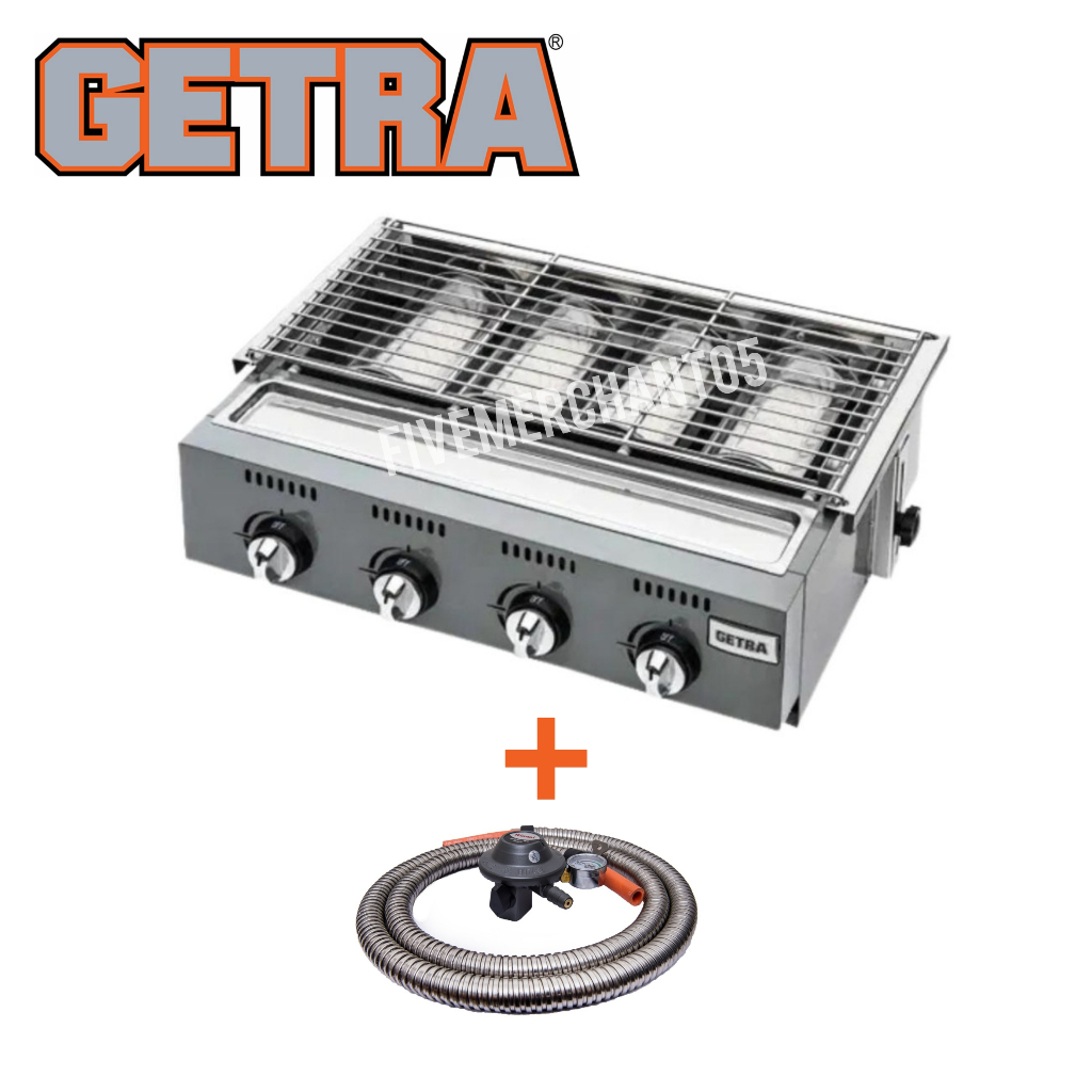 Jual Kompor Gas Sosis 4 Tungku Getra Gea OL-4B Griller Roaster ...