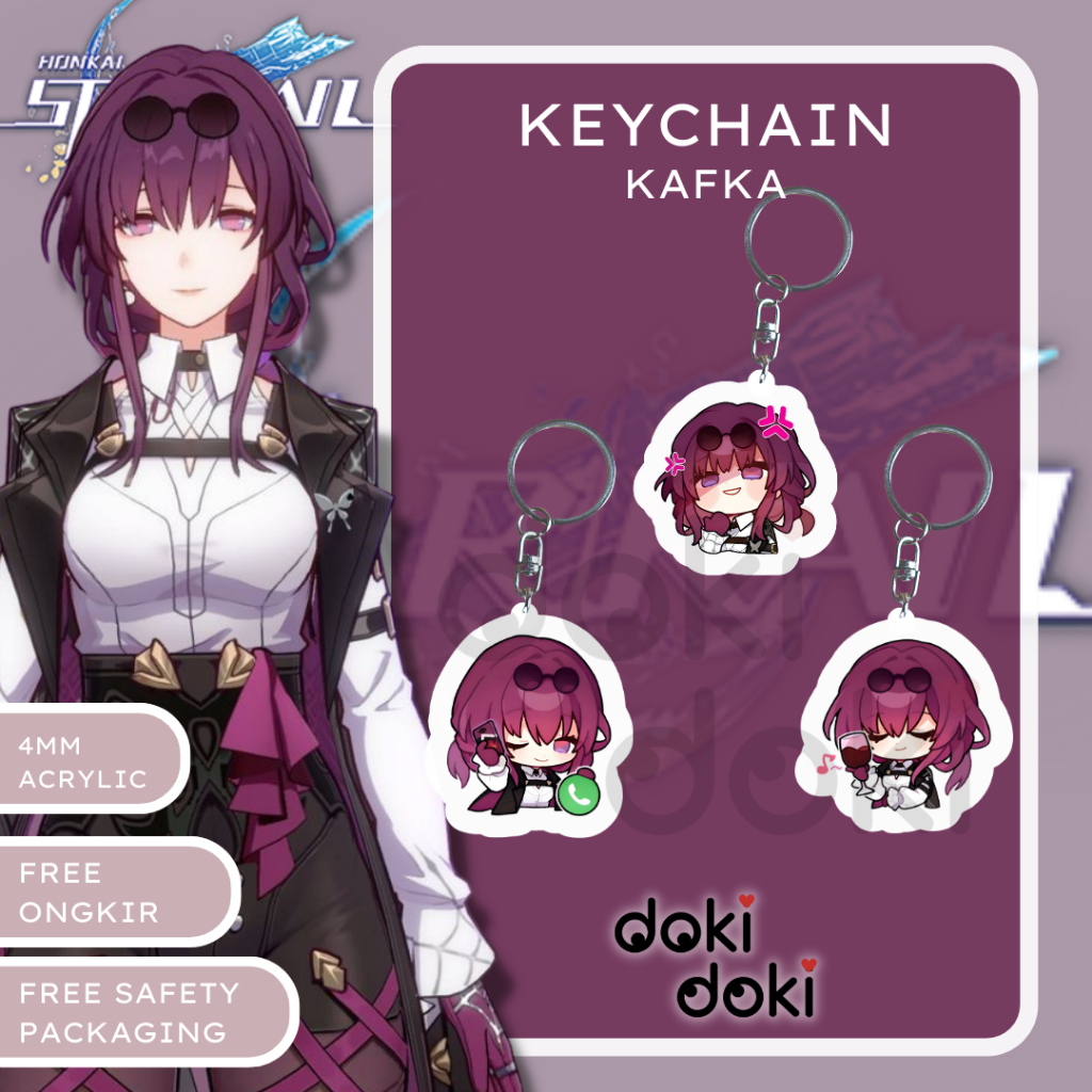 Jual GANTUNGAN KUNCI KEYCHAIN KAFKA HONKAI STAR RAIL | Shopee Indonesia