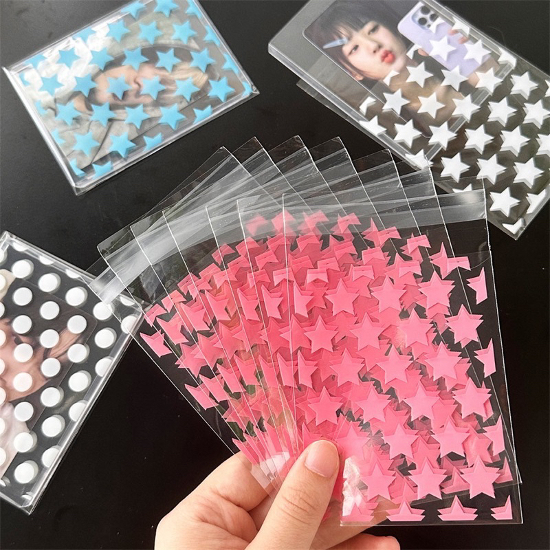 Jual KENSHO 10 Pcs Plastik Opp Motif Polkadot Star Bintang Serbaguna ...