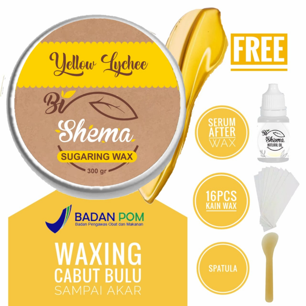 Jual Bpom Bio Shema Sugaring Wax 300gr Serum After Wax Untuk Cabut Bulu Ketiak Kaki Sugar