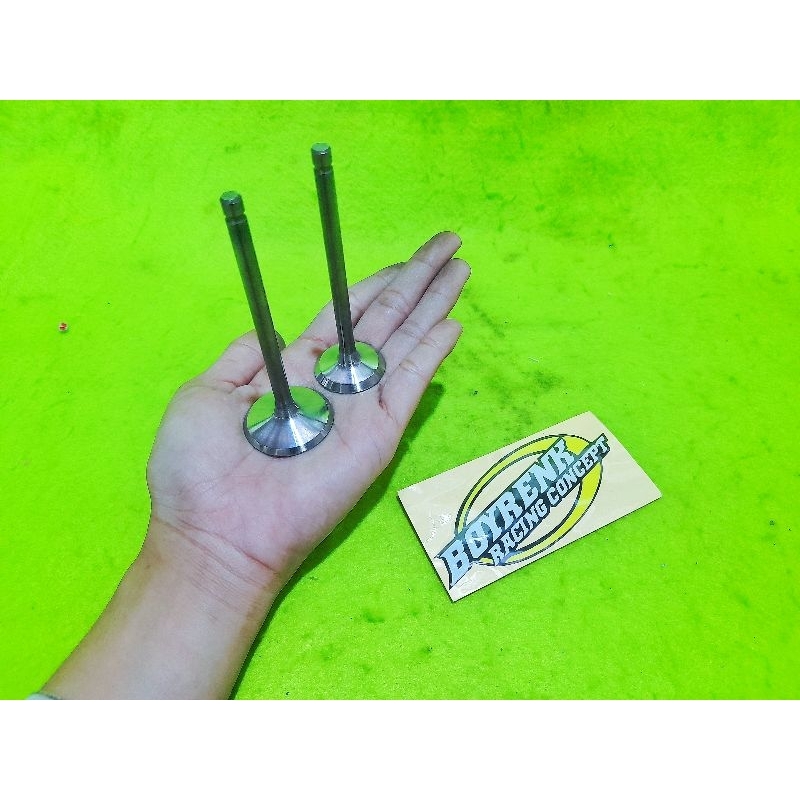 Jual PAYUNG KLEP SET VALVE SET IN EX SCORPIO SUPER FLOW KLEP BUBUTAN - BOYRENK RACING | Shopee ...