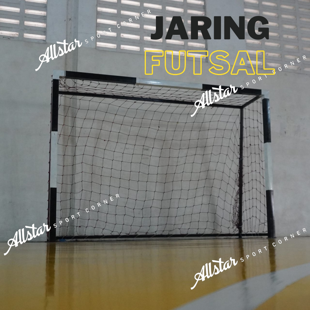 Jual Jaring gawang futsal GTO net gawang futsal set original 3mm 4mm ...