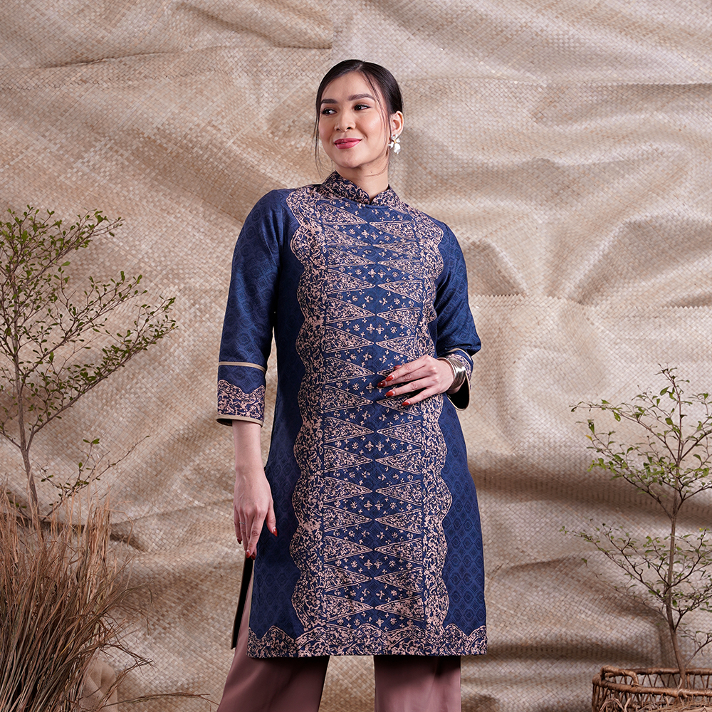 Jual NONA RARA - Celebes Dobi T2345, Baju Batik Kasual Modern | Shopee ...