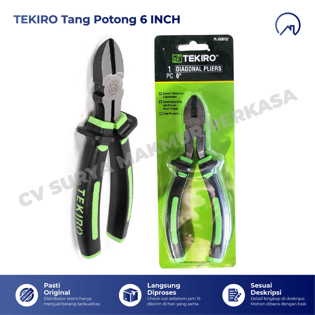 Jual Tang Potong 6 Inch TEKIRO / Tang Potong 6 Jual Tang Potong 6 Inch TEKIRO / Tang Potong 6