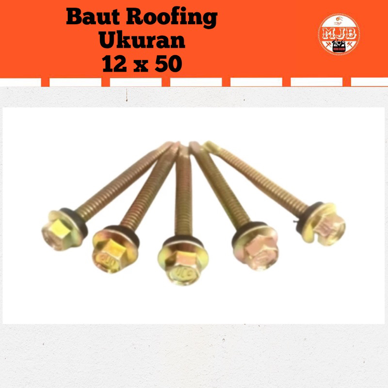 Jual Baut Roofing 12x50 /Baut baja ringan/ Baut Spandek/Baut spandeck ...