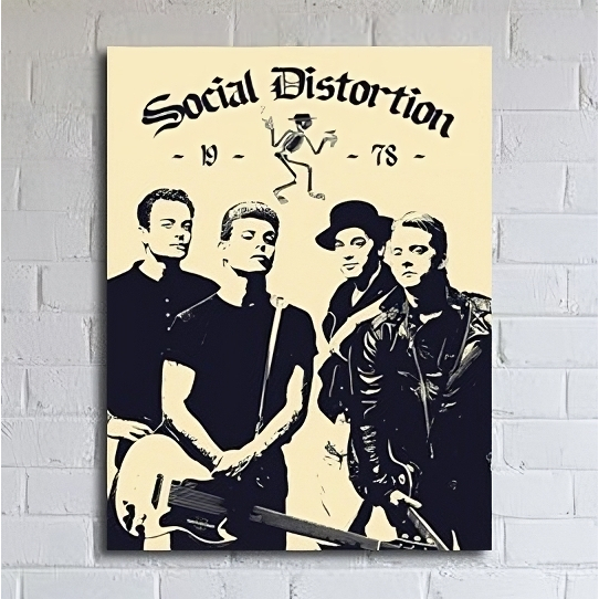 Jual Poster Band Social Distortion | Shopee Indonesia