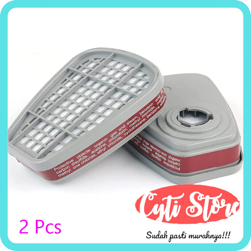 Jual Cartridge Filter Masker Gas Respirator - 6200 | Shopee Indonesia