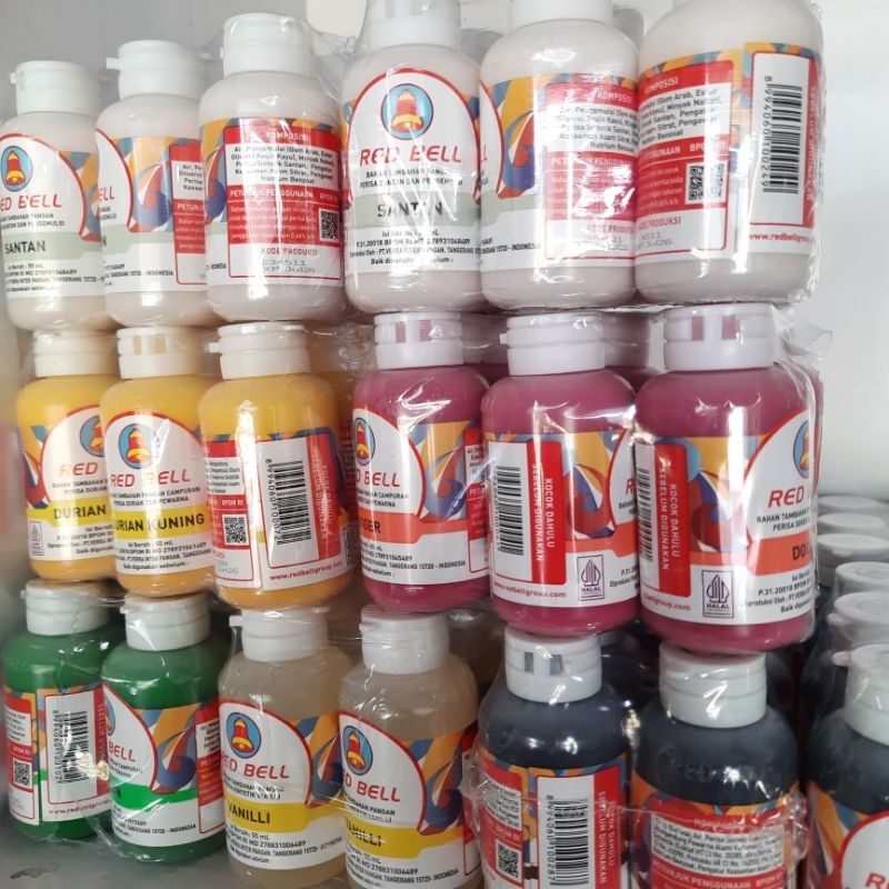 Jual RED BELL PERISA PASTA makanan pewarna 55ml REDBELL | Shopee Indonesia