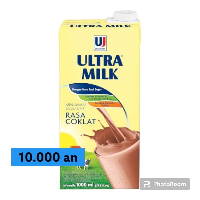 Jual susu uht chocolate fresh milk segar sehat 1lt 10k | Shopee Indonesia