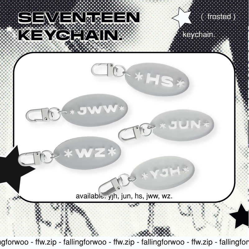 Jual Seventeen Frosted Keychain #1 | Shopee Indonesia