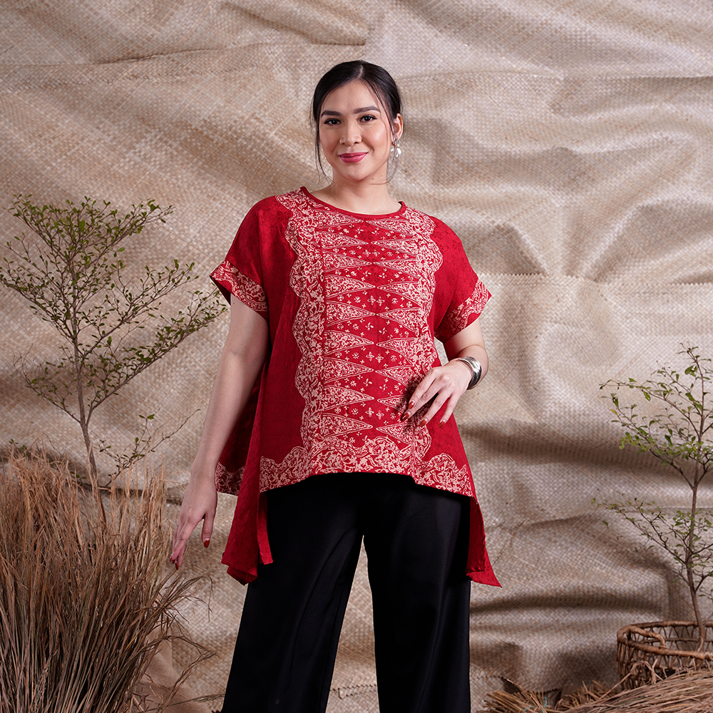 Jual NONA RARA - Barite Dobi T2354, Baju Batik Kasual Modern | Shopee ...