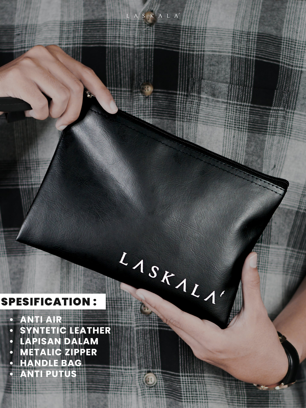 Jual Laskala Premium Clutch Bag B01 | Shopee Indonesia