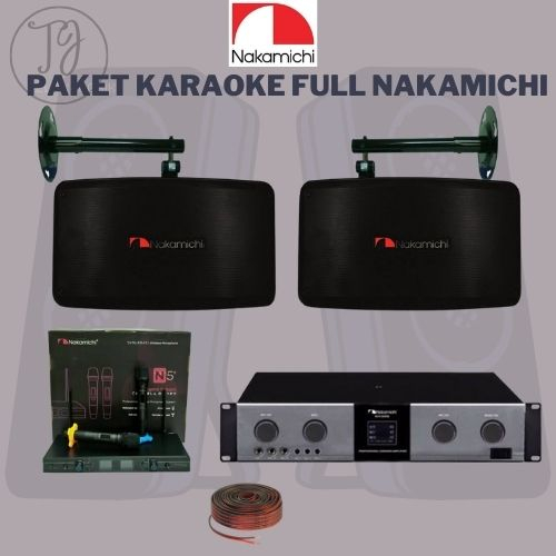 Jual Paket Karaoke Full Nakamichi Speaker F1 10 inch Original (Paket Basic) | Shopee Indonesia