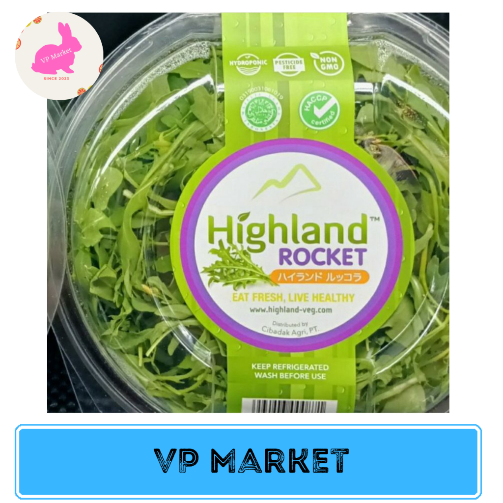 Jual Highland Rocket Wild Salad | Aragula Sayur Salad | Pack | Shopee ...
