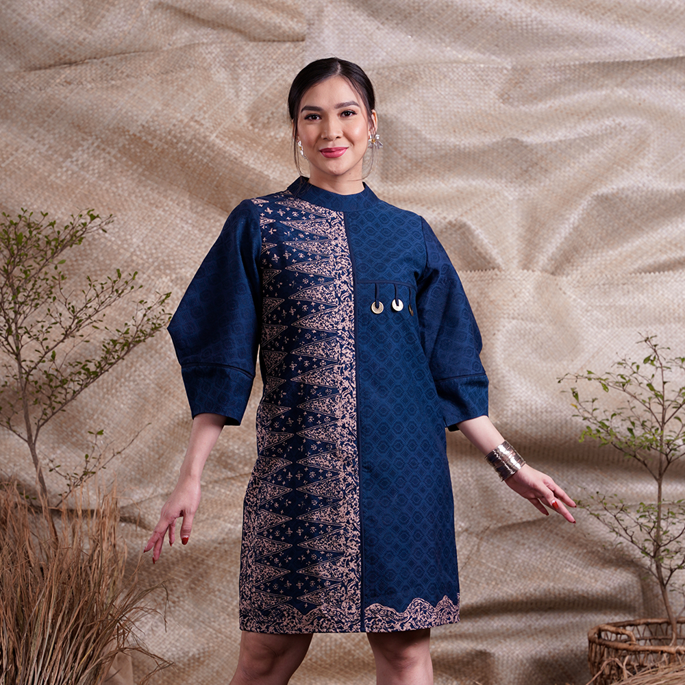 Jual NONA RARA - Lesiva Dobi D0424, Baju Batik Kasual Modern | Shopee ...