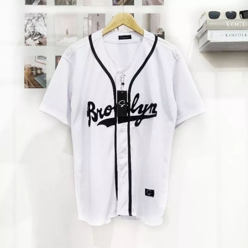 Jual Jersey baseball Brooklyn/ kaos baseball premium/ baju baseball ...