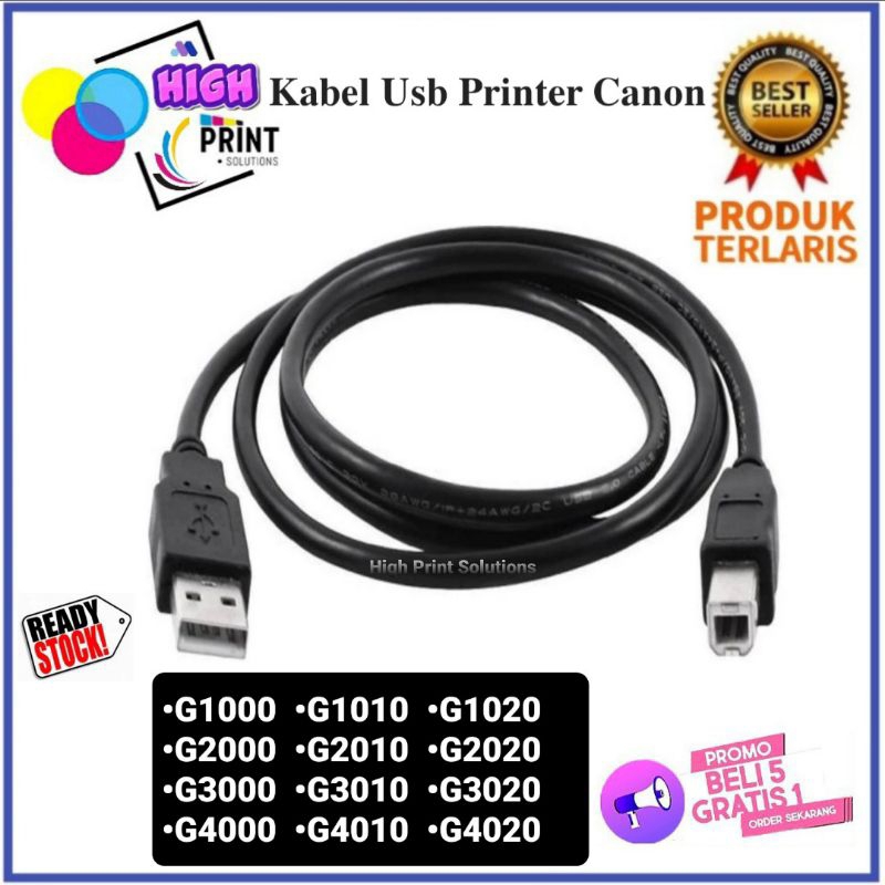 Jual Kabel Usb Printer Canon G1000 G1010 G1020 G2000 G2010 G2020 G3000 ...