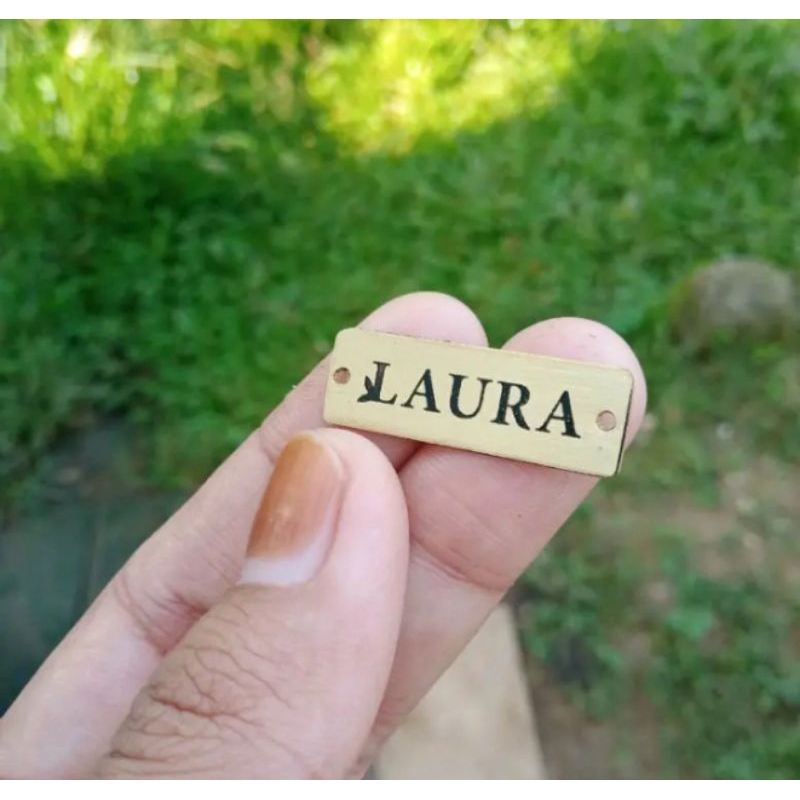 Jual LABEL HIJAB // LABEL BESI // LABEL PLAT HIJAB // PLAT HIJAB Minim ...