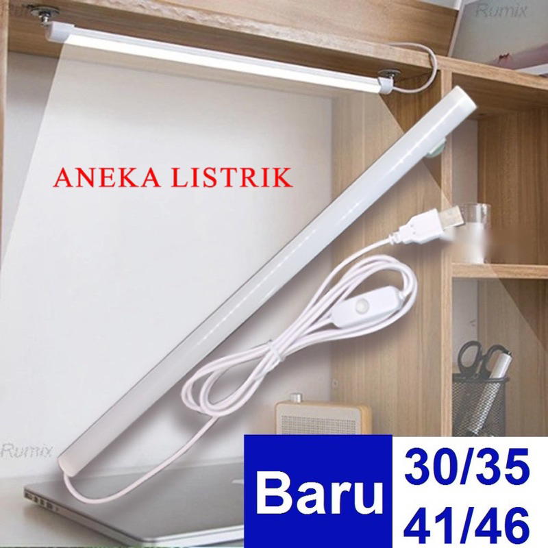 Jual LAMPU NEON PANJANG STRIP TABUNG LED USB BELAJAR KERJA RUMAH DAPUR ...