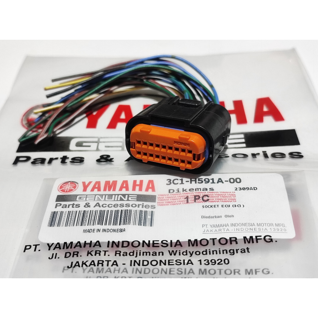 Jual Kabel soket ecu cdi socket ecu pin 18 yamaha vixion old 3C1 ...