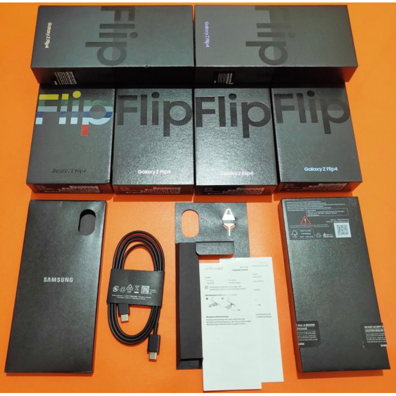 Jual Dus Box Samsung Galaxy Z FLIP 4 Resmi Sein Fullset Original 100% ...