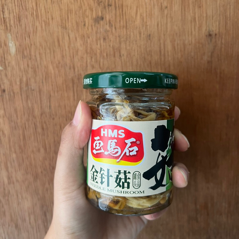 Jual Acar jamur enoki jin zhen gu guan tou 金针菇罐头 | Shopee Indonesia
