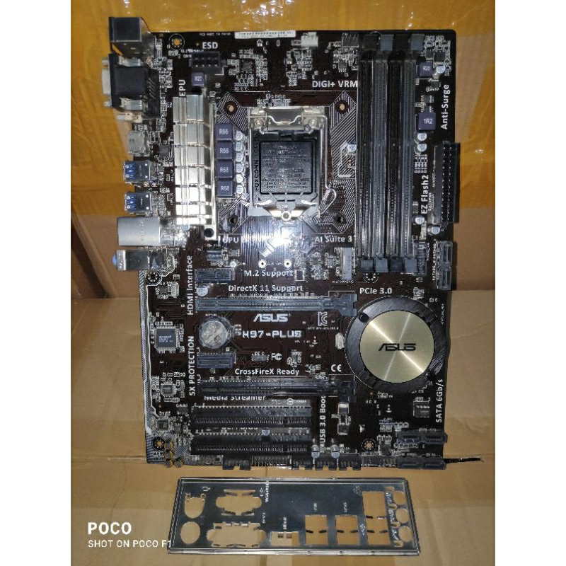 Jual Mainboard Asus H97 Plus Gen 4 Lga 1150 Haswell | Shopee Indonesia