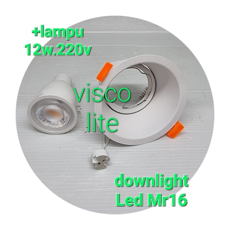 Jual downlight trimless mr16 led 12w 12watt / spotlight plafon led 12 ...