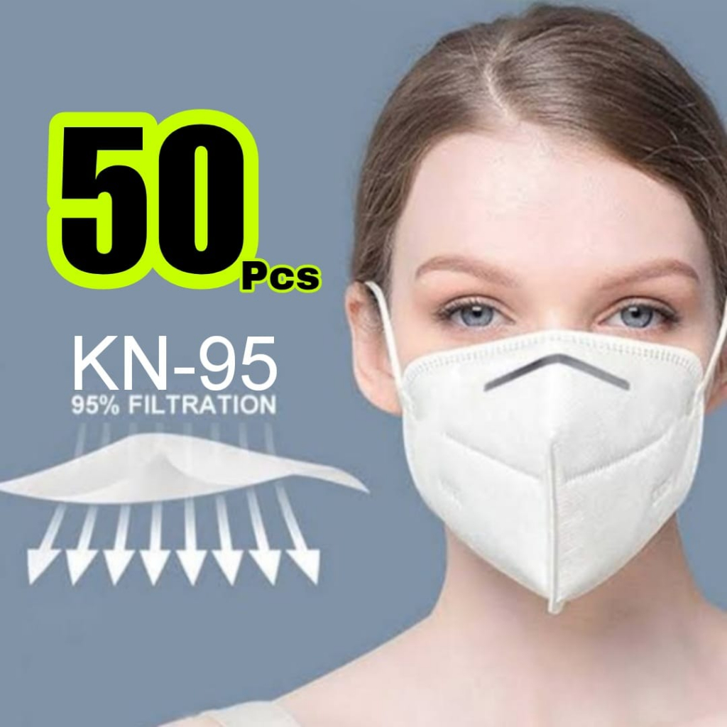 Jual MASKER KN95 MASKER KN 95 isi 50 PCS DISPOSABLE MASK 5PLY kN95 ...
