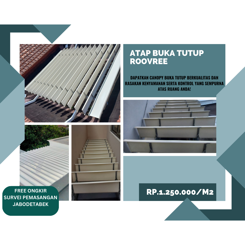 Jual Kanopi Atap Buka Tutup Otomatis | Shopee Indonesia