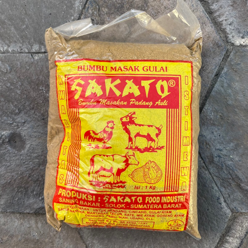 Jual Bumbu Masak Padang SAKATO 1kg | Shopee Indonesia