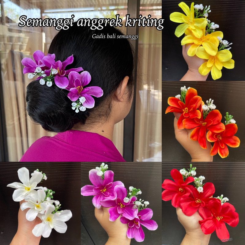 Jual semanggi anggrek kriting mix baby breath / bunga hair do | Shopee ...