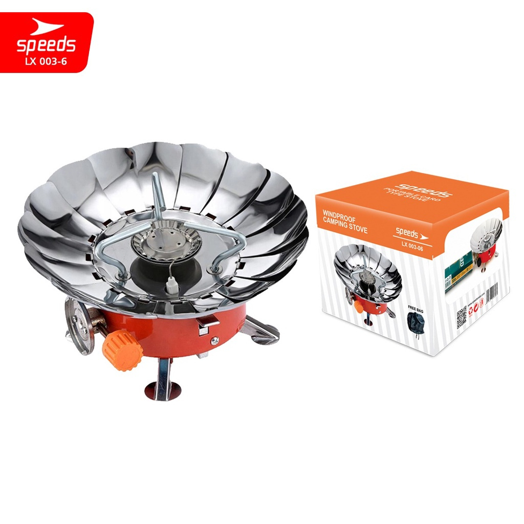 Jual SPEEDS Kompor Camping Gas Alat Masak Mini Variasi Bunga Anti Angin ...