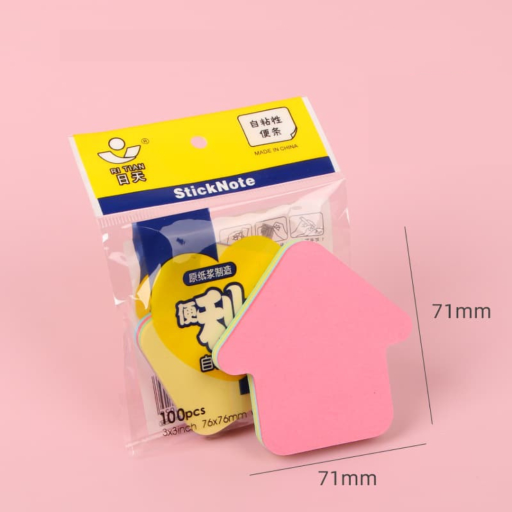 Jual Sticky Note Karakter 4 Warna / Memo Tempel / Kertas Memo Tempel ...