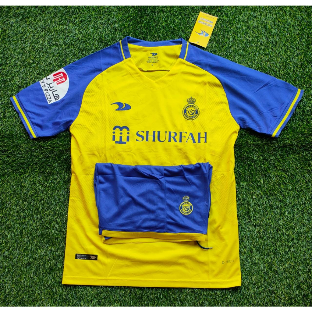 Jual Setelan Baju Bola Al Nassr 2023 2024 Premium Set Jersey Al Nassr