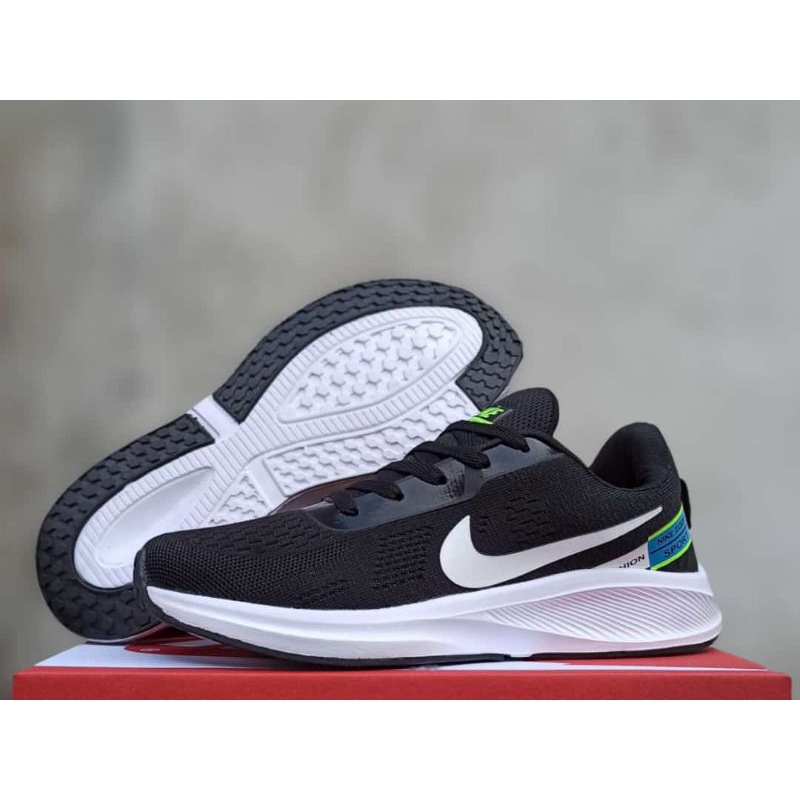 Jual Sepatu Lari Pria Running Original Vietnam Runing Hitam Putih Size ...
