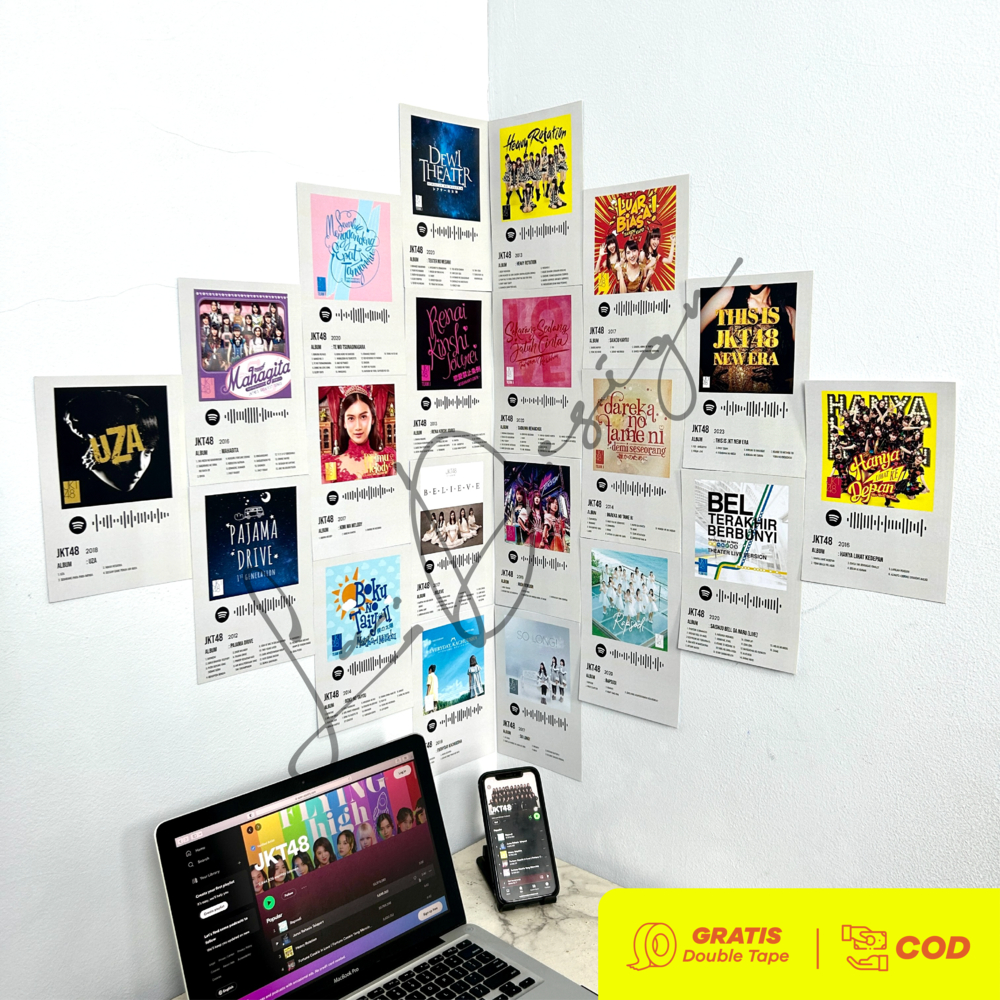 Jual Poster Album Musik JKT48 Spotify - Album Lagu JKT48 A5 [ISI 20 ...