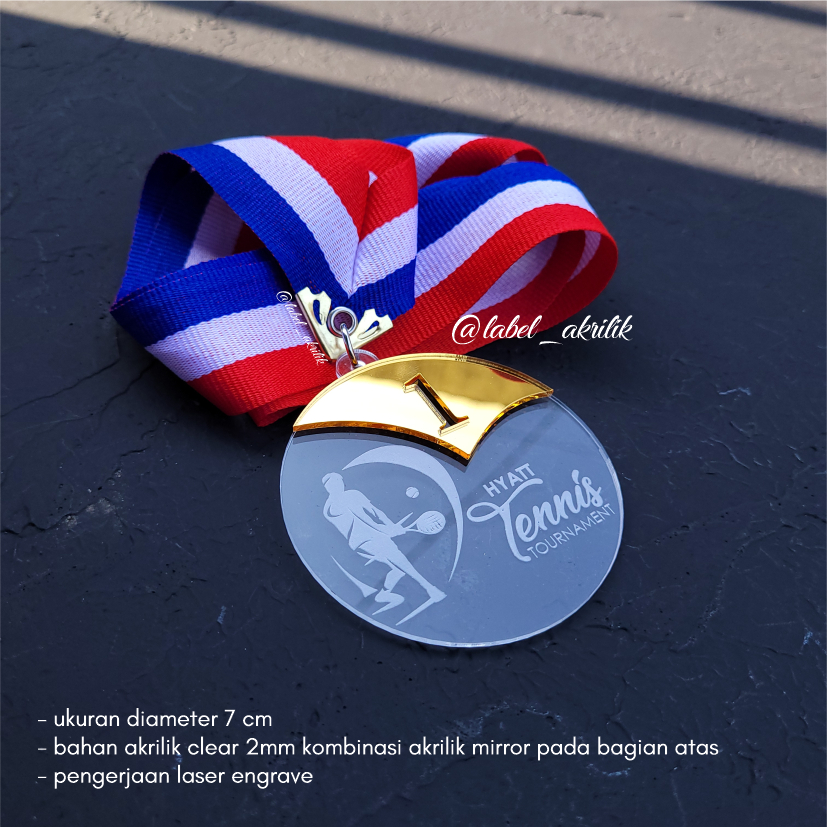 Jual Medali Custom Akrilik/ Medali Wisuda Graduation/ Medali Kejuaraan | Shopee Indonesia