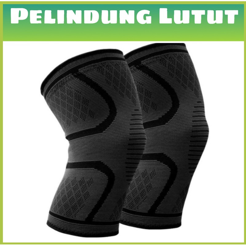 Jual Pelindung Lutut Knee Support Pad Brace Fitness Gym 1 Pasang Kanan ...