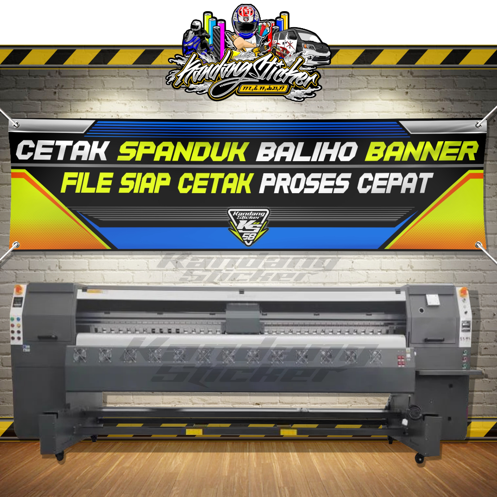 Jual KS58 JASA CETAK SPANDUK BANNER BALIHO XBANNER FLEXI FRONTLITE ...