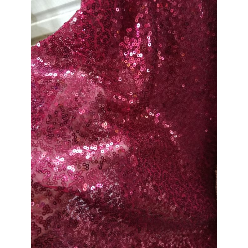 Jual bahan kain sequin kain seribu payet kain gaun mewah | Shopee Indonesia