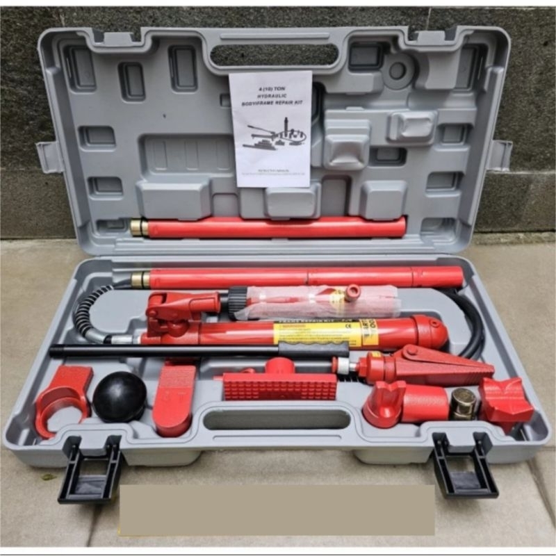 Jual 10T Auto Body Frame Repair Kit Hydraulic Porta Jack Set 10 Ton ...