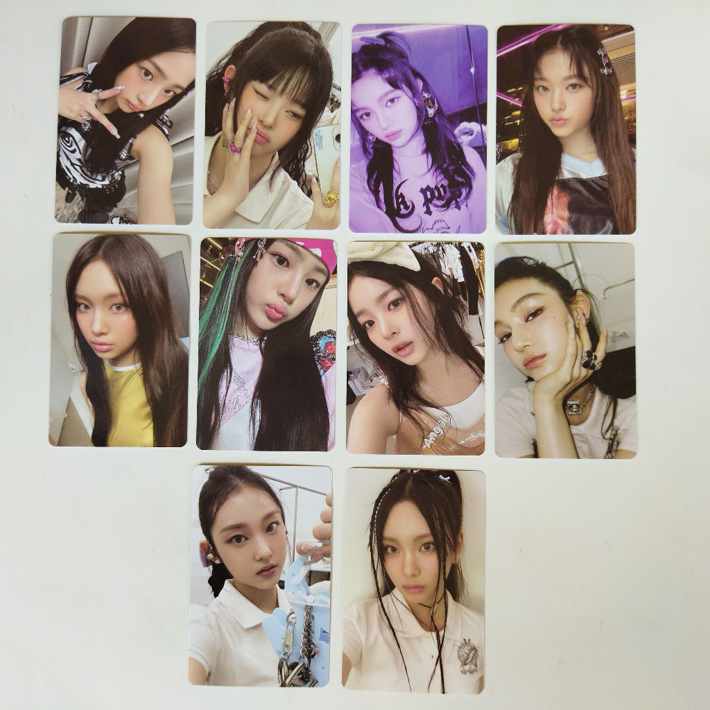 Jual Official Newjeans Photocard from Album Get Up Weverse B ver. Minji, Hanni, Haerin, Danielle ...