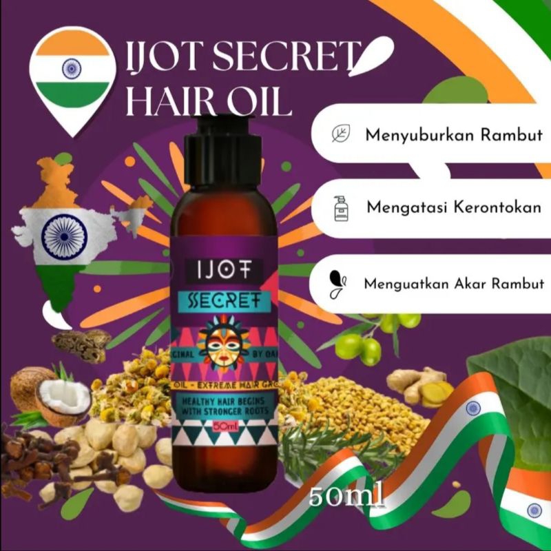 Jual [READY ORIGINAL] Ijot’s Secret Hair Oil solusi Rontok dan Penyubur ...