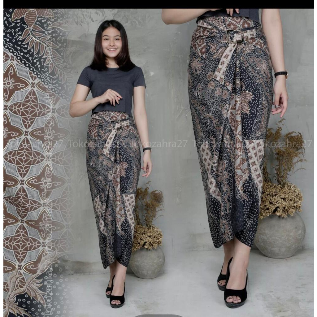 Jual Rok lilit batik / Rok lilit / Rok bawahan kebaya modern terlaris ...