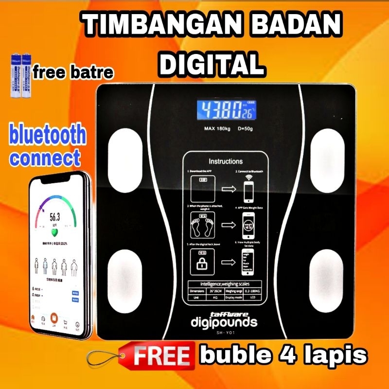 Jual TIMBANGAN BADAN DIGITAL, TIMBANGAN DIGITAL TIMBANGAN MANUSIA ...